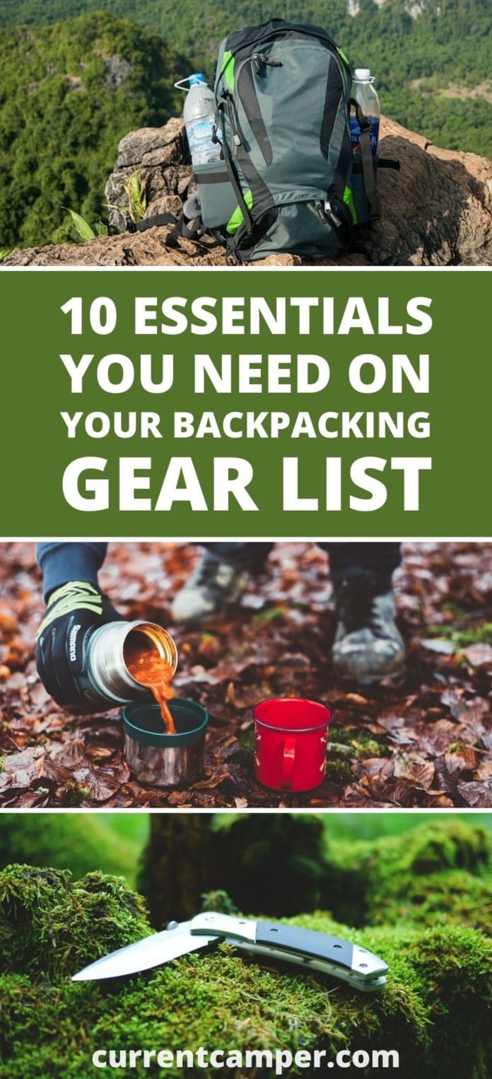 10 Essentials You Need On Your Backpacking Gear List
